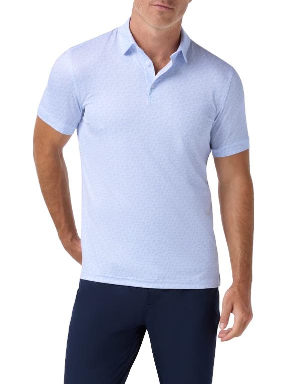 MIZZEN+MAIN halyard trim fit short sleeve performance button-up shirt